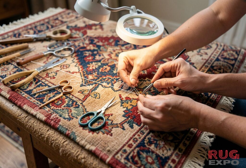 How to Repair Oriental Rug Binding & Prevent Further Damage - Rug Expo ...